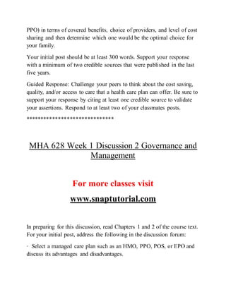 MHA 628 Education Organization / snaptutorial.com | DOCX
