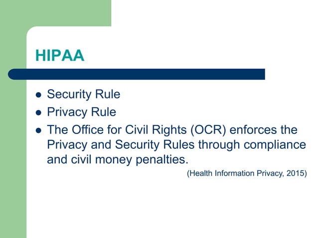 HIPAA | HITECH | PPTX
