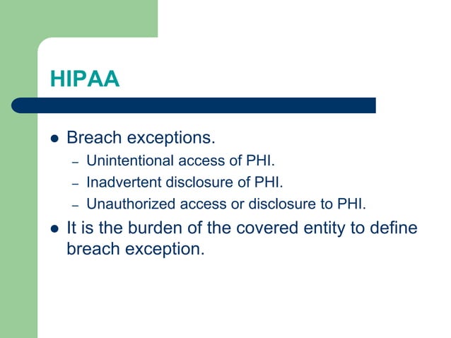 HIPAA | HITECH | PPTX