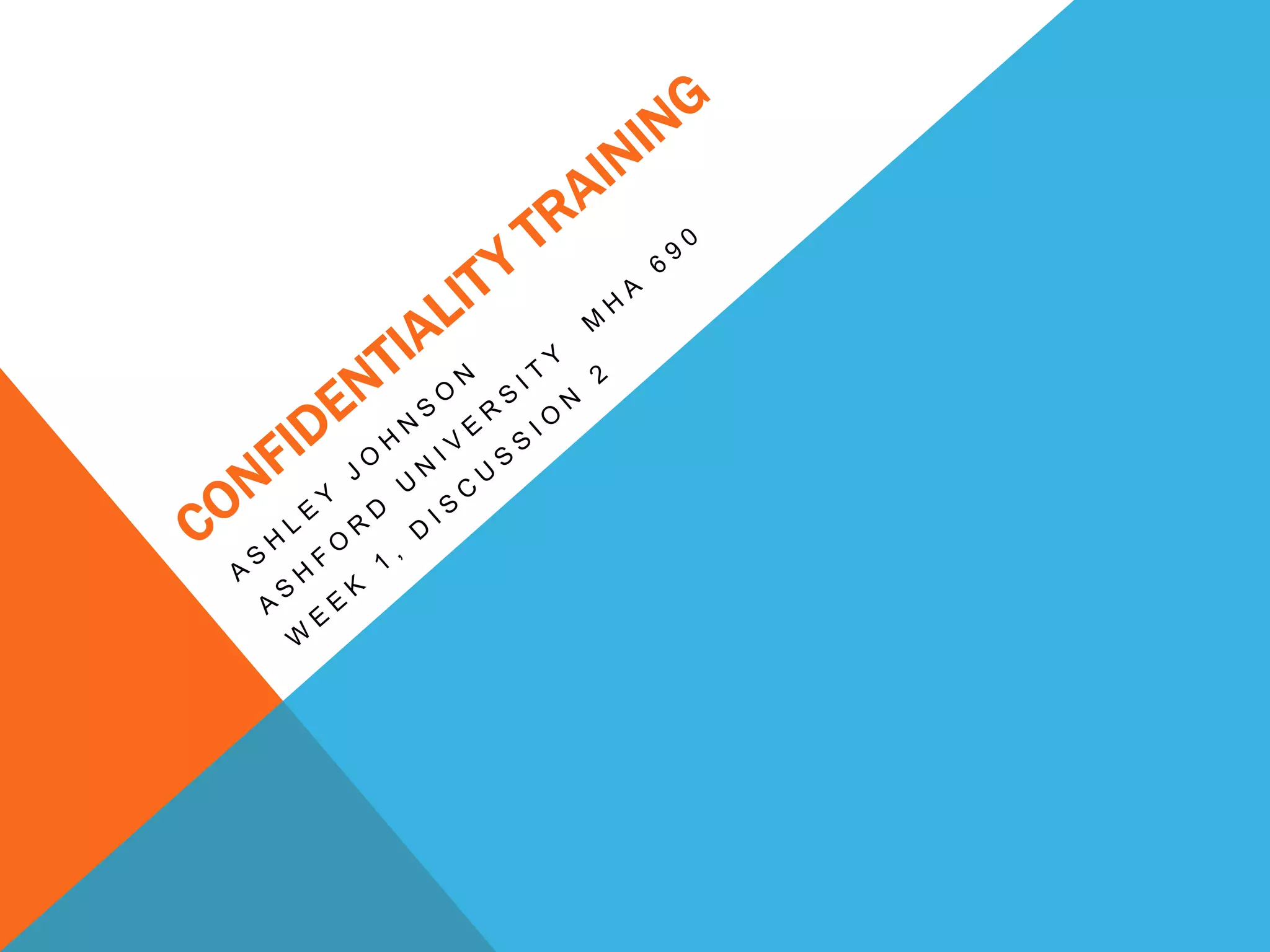Confidentiality Training | PPTX
