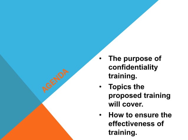 Confidentiality Training | PPT