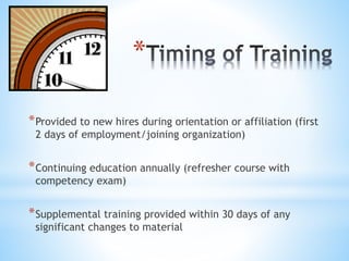 PRIVACY TRAINING PLAN - KATY SMATHERS | PPSX