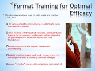 PRIVACY TRAINING PLAN - KATY SMATHERS | PPSX