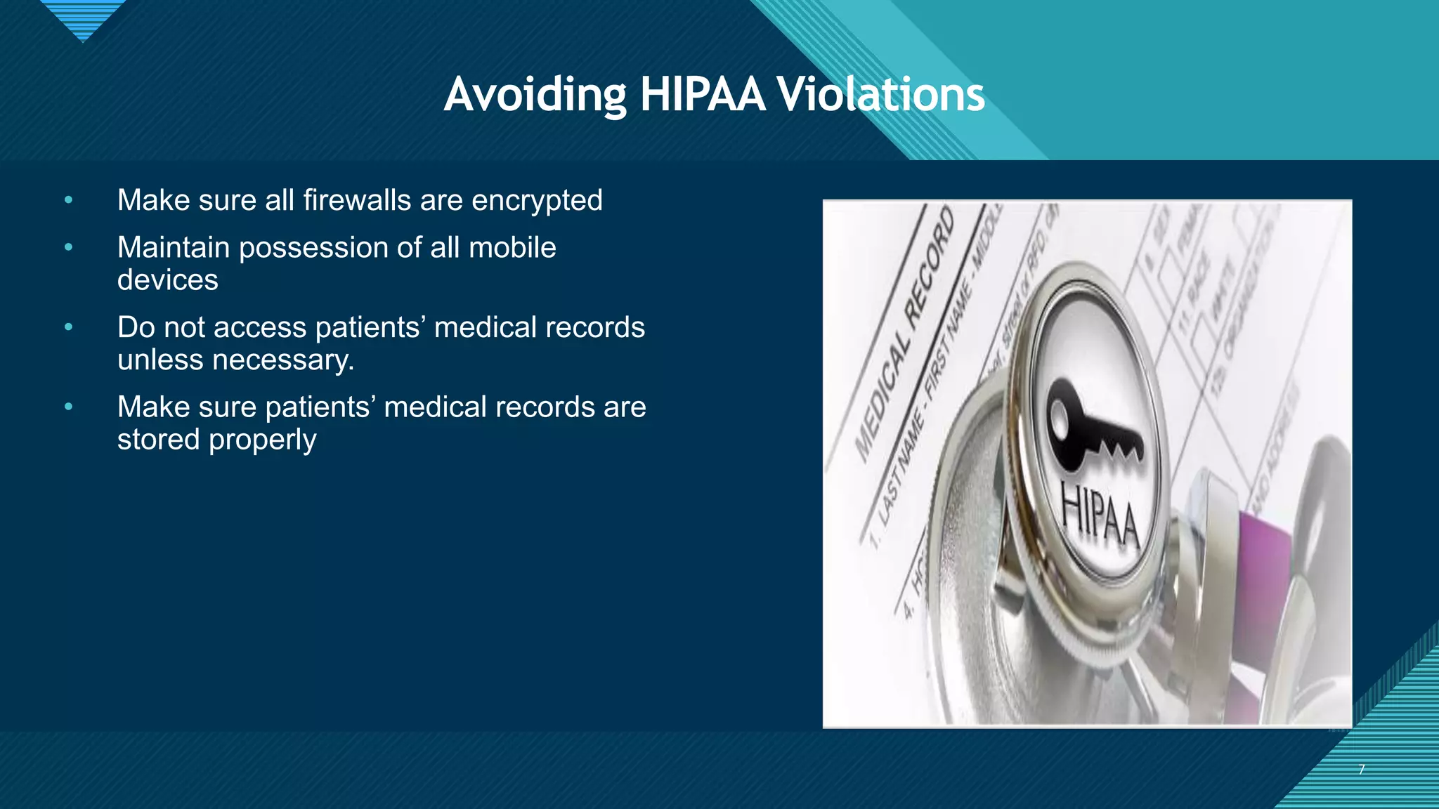 HIPAA Compliance Training | PPTX