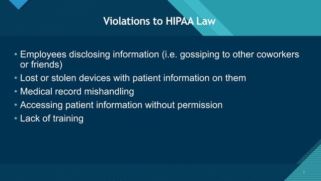 HIPAA Compliance Training | PPTX