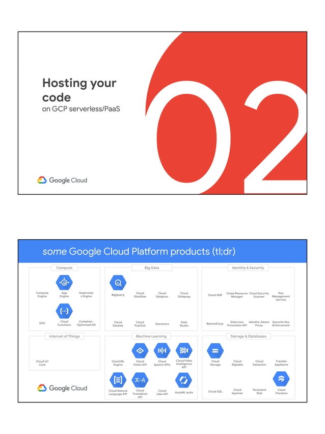 Powerful Google Cloud tools for your hack | PDF