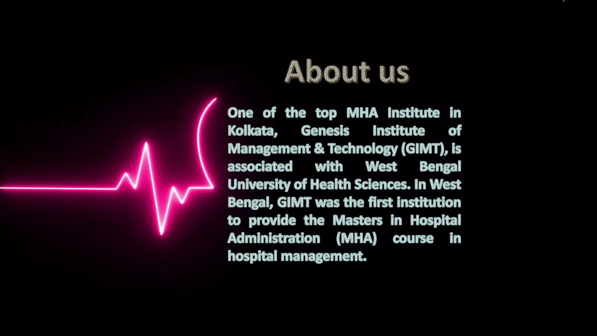 Best MHA College in Kolkata | PPTX