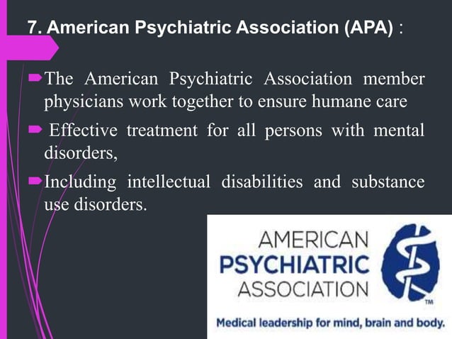 Mental Health Agencies | PPTX | Brain and Nervous System Disorders | Diseases and Conditions