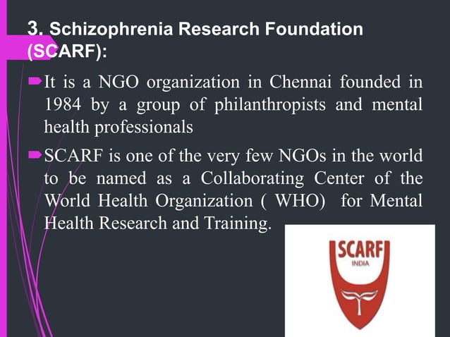 Mental Health Agencies | PPTX | Brain and Nervous System Disorders | Diseases and Conditions