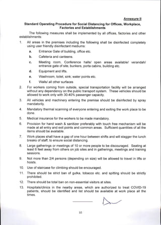 Guidelines on measures to be taken by Government of India for ...