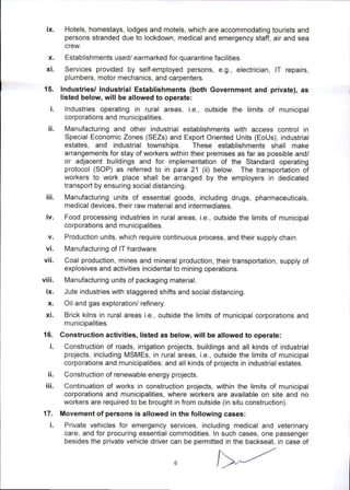 Guidelines on measures to be taken by Government of India for ...