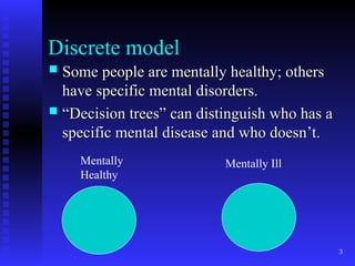 mhapproaches.ppt MENTAL HEALTHAPPROACVHES | PPT