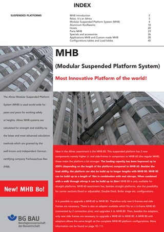 Modular Suspended Platform Systems | PDF