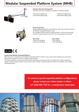 Modular Suspended Platform Systems | PDF