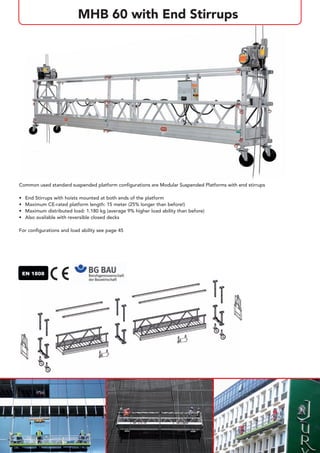 Modular Suspended Platform Systems | PDF