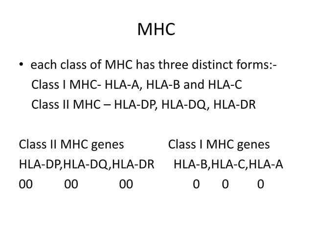 Mhc | PPT