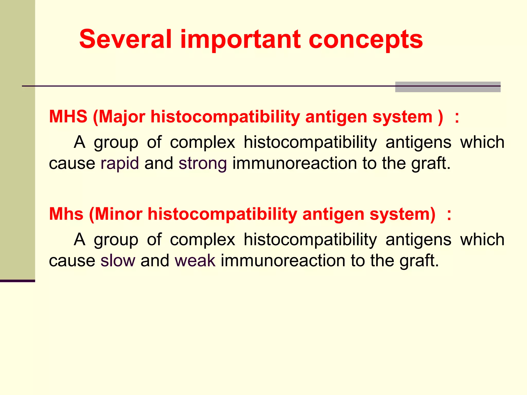 Major Histocompatibility Complex | PPT