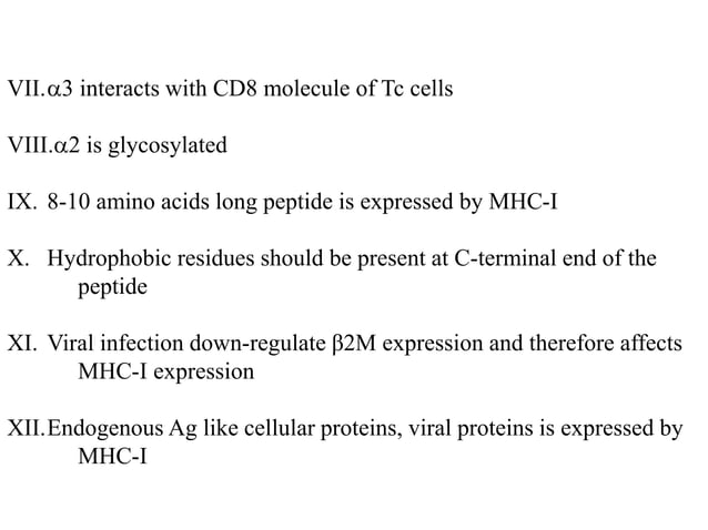 MHC, STRUCTURE AND FUNCTION | PPTX