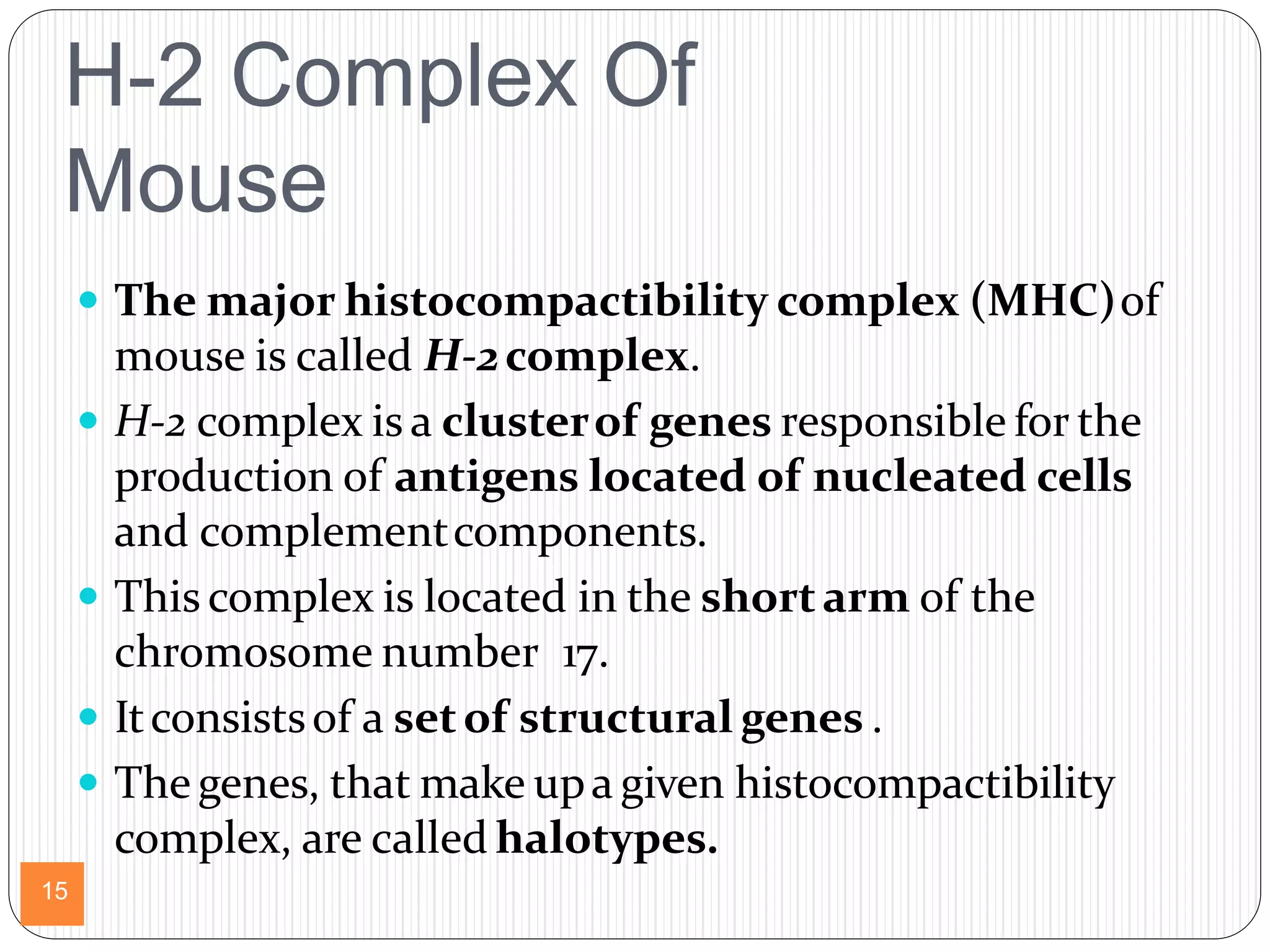 MHC- Major Histocompactibility complex -Definition, classification ...