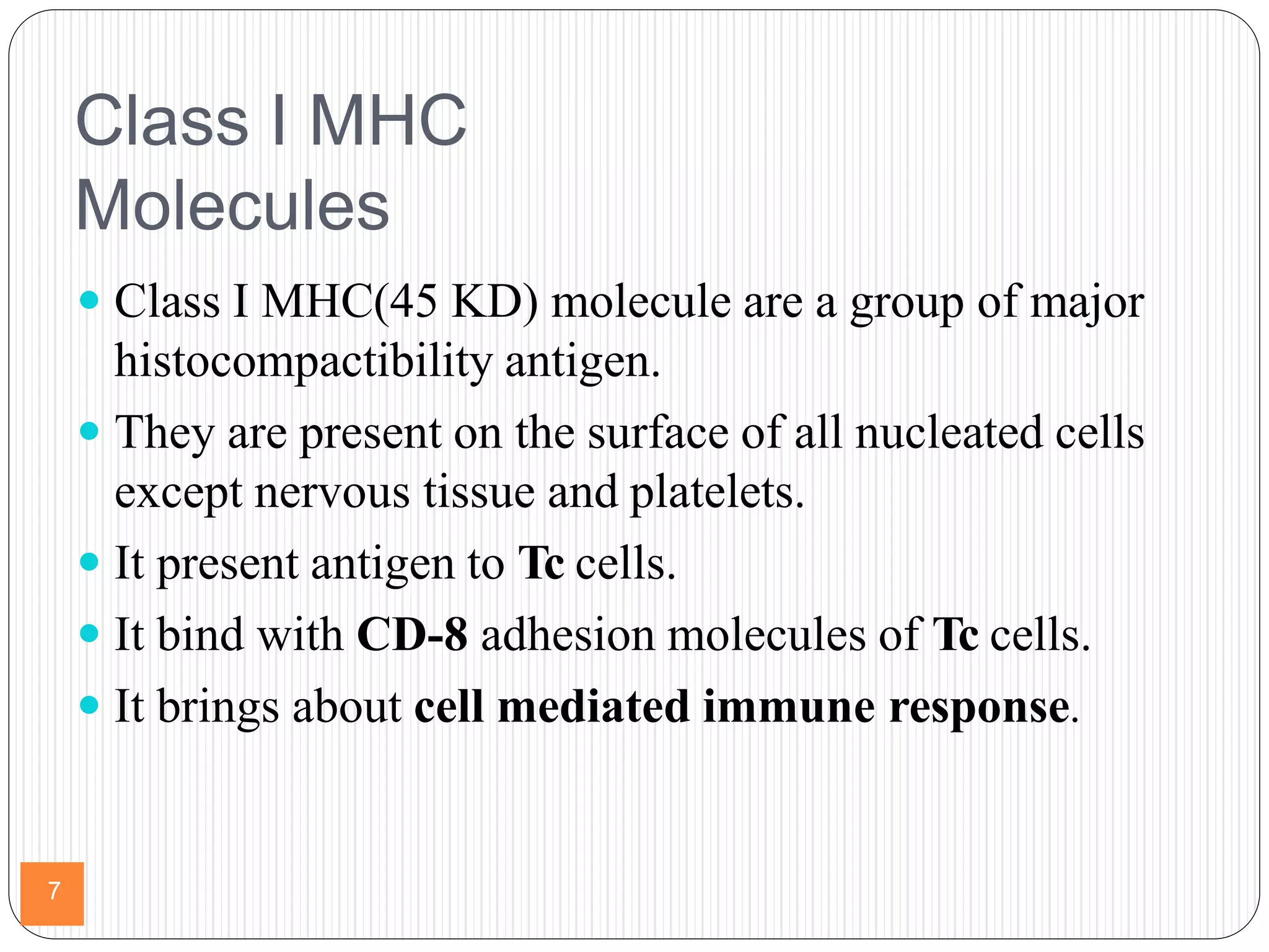 MHC- Major Histocompactibility complex -Definition, classification ...