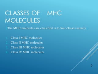 MHC.pptx its structure types and functions | PPTX