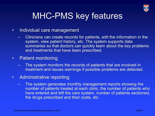 Overview of Mentcare systen - TEST FILE | PPTX