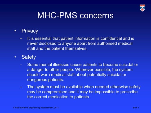 Overview of Mentcare systen - TEST FILE | PPTX