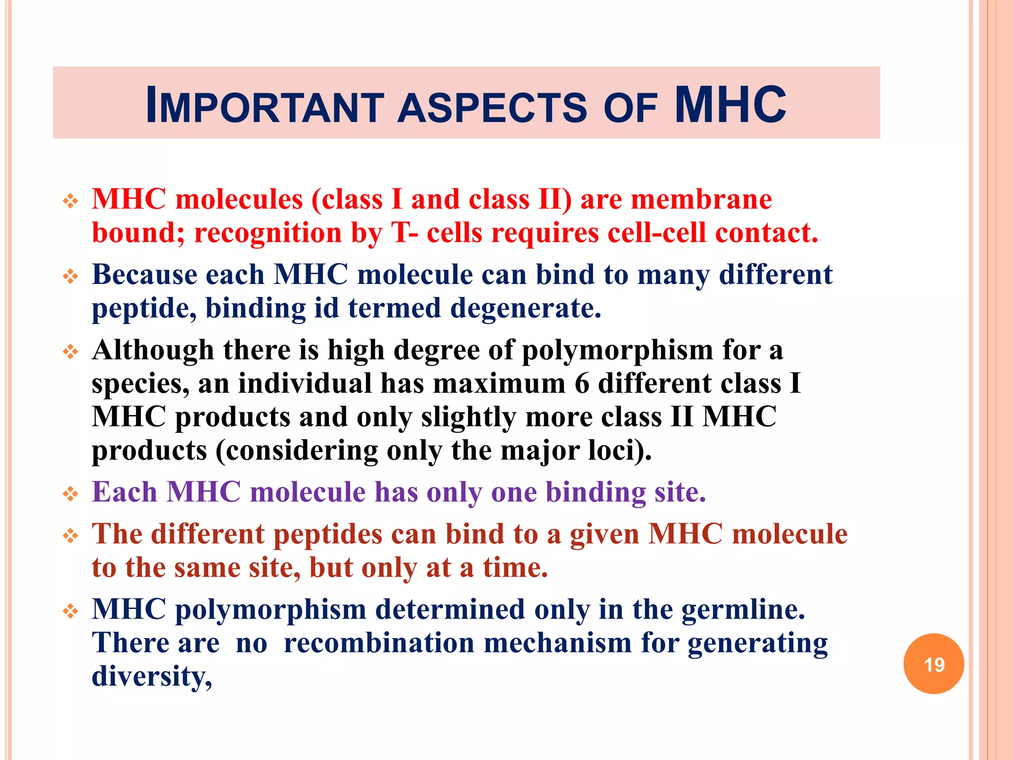 MAJOR HISTOCOMPATIBILITY COMPLEX | PPTX