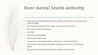 MHCA-CONCEPTUAL OVERVIEW of mental health | PPTX
