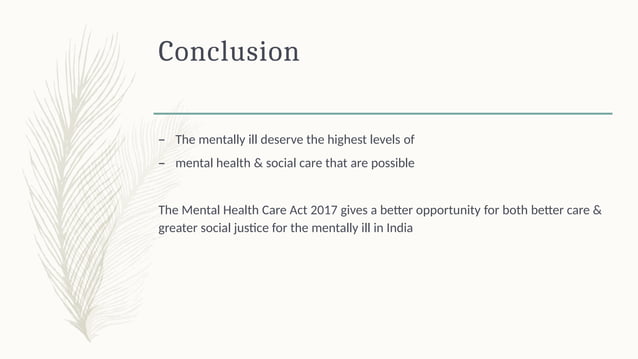 MHCA-CONCEPTUAL OVERVIEW of mental health | PPTX