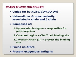 Mhc And Antigens | PPT