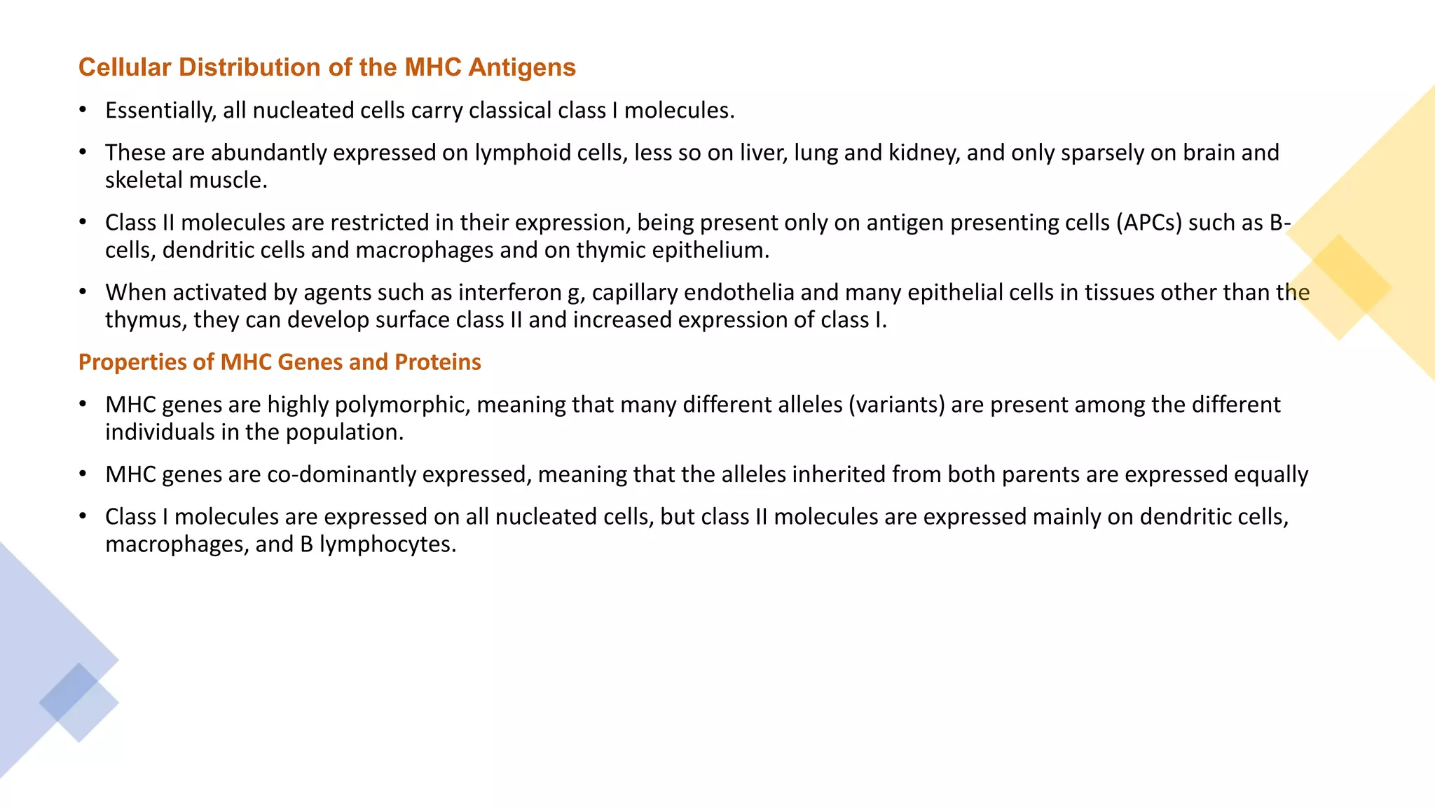 Antigen processing and MHC | PPTX