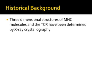 MHC and TCR | PPT