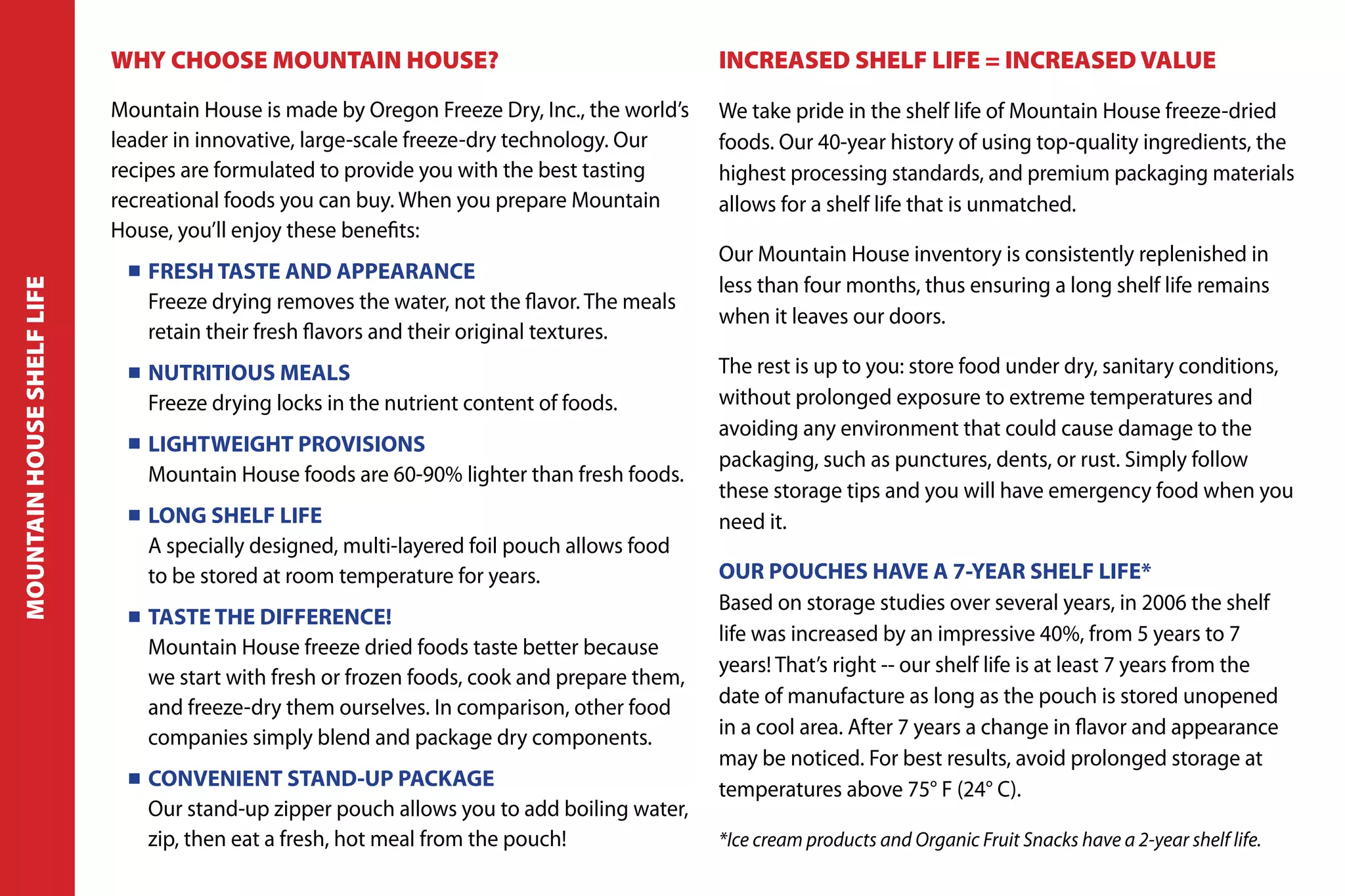 Mountain House Catalog 2010 | PDF