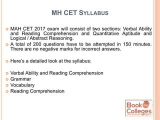MH CET 2017 | PPTX