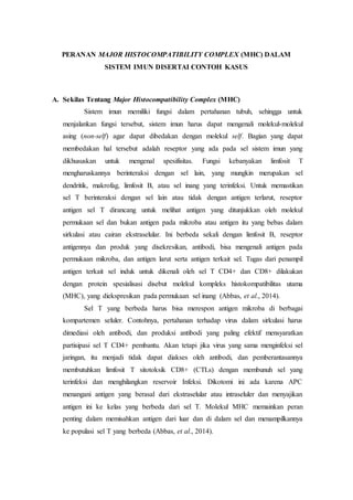 Materi imun MHC | DOCX