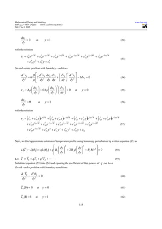 Mhd flow of a third grade fluid with heat transfer and | PDF | Physics | Science