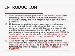 Mhd power generation | PDF