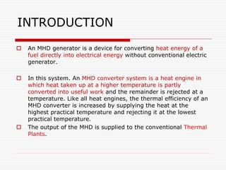 Mhd power generation | PDF