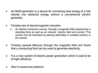 MHD Power Plant | PPTX