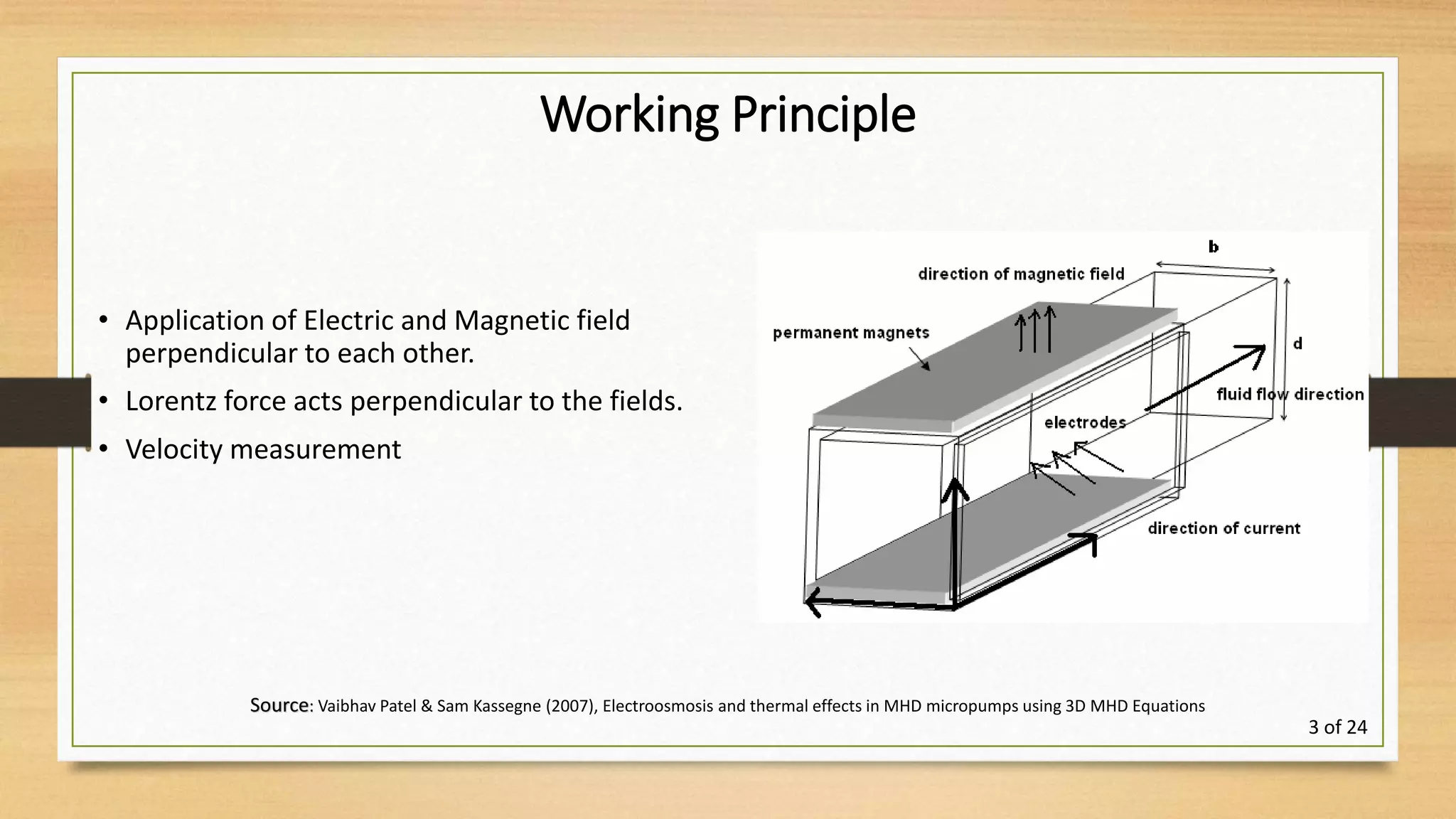 Microfluidic Flow Control using Magnetohydrodynamics | PPTX