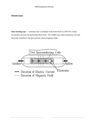 Mhd propulsion thruster (2) | DOC