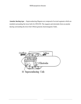 Mhd propulsion thruster (2) | DOC