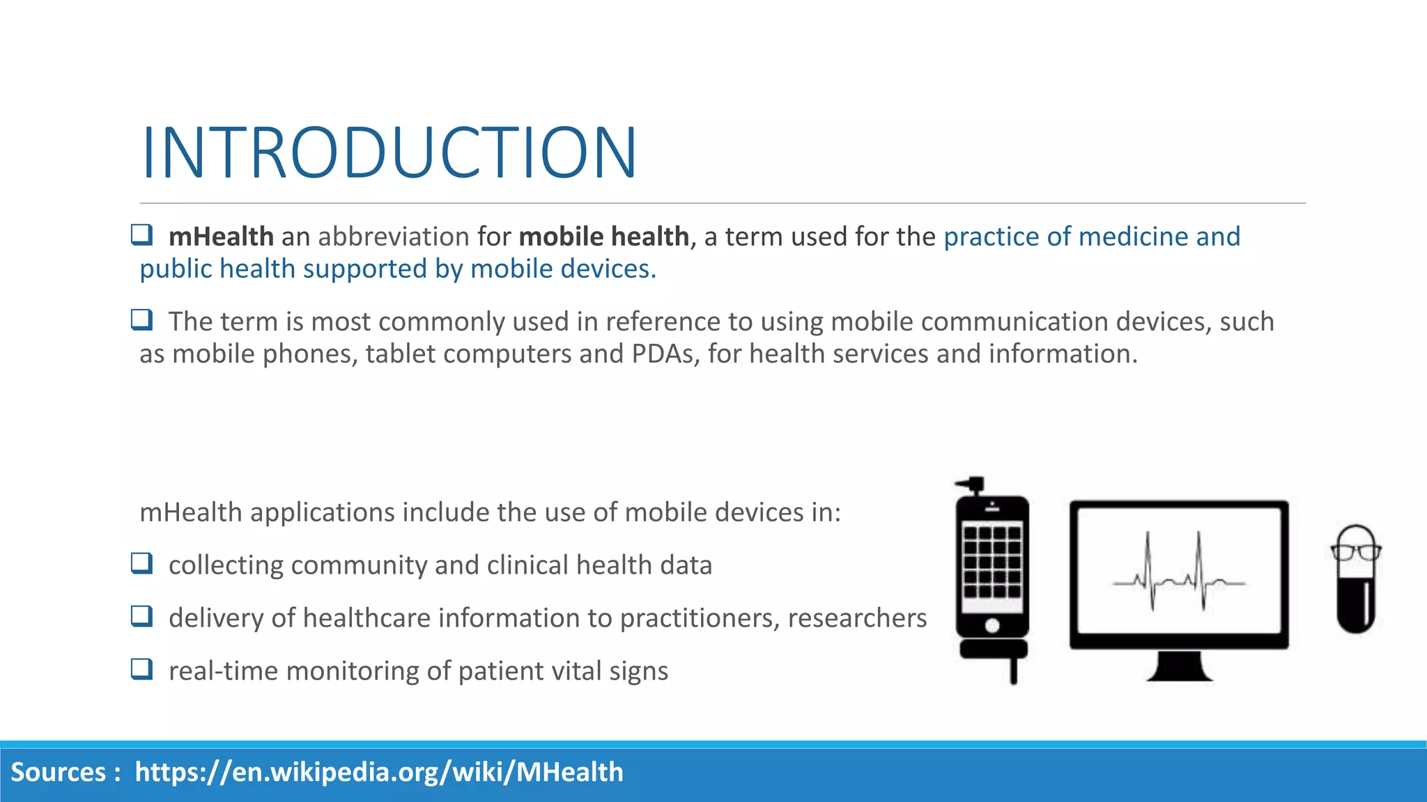 Mhealth - mobile health | PPTX