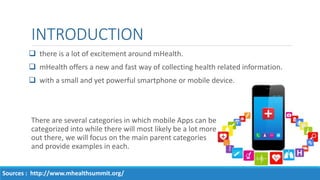 Mhealth - mobile health | PPTX
