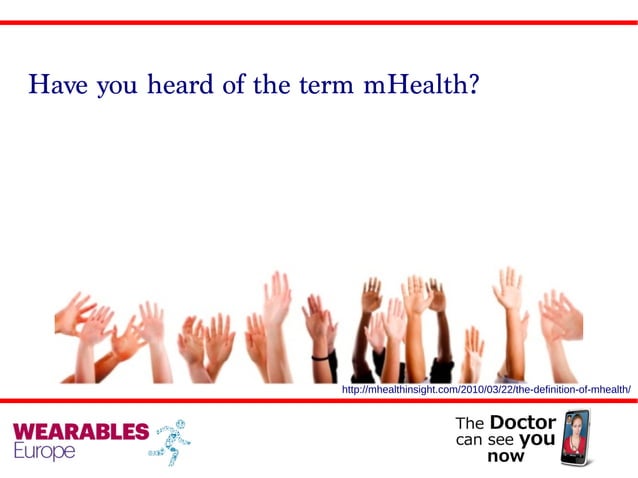 mHealth Insight slides from Wearables Europe | PPT