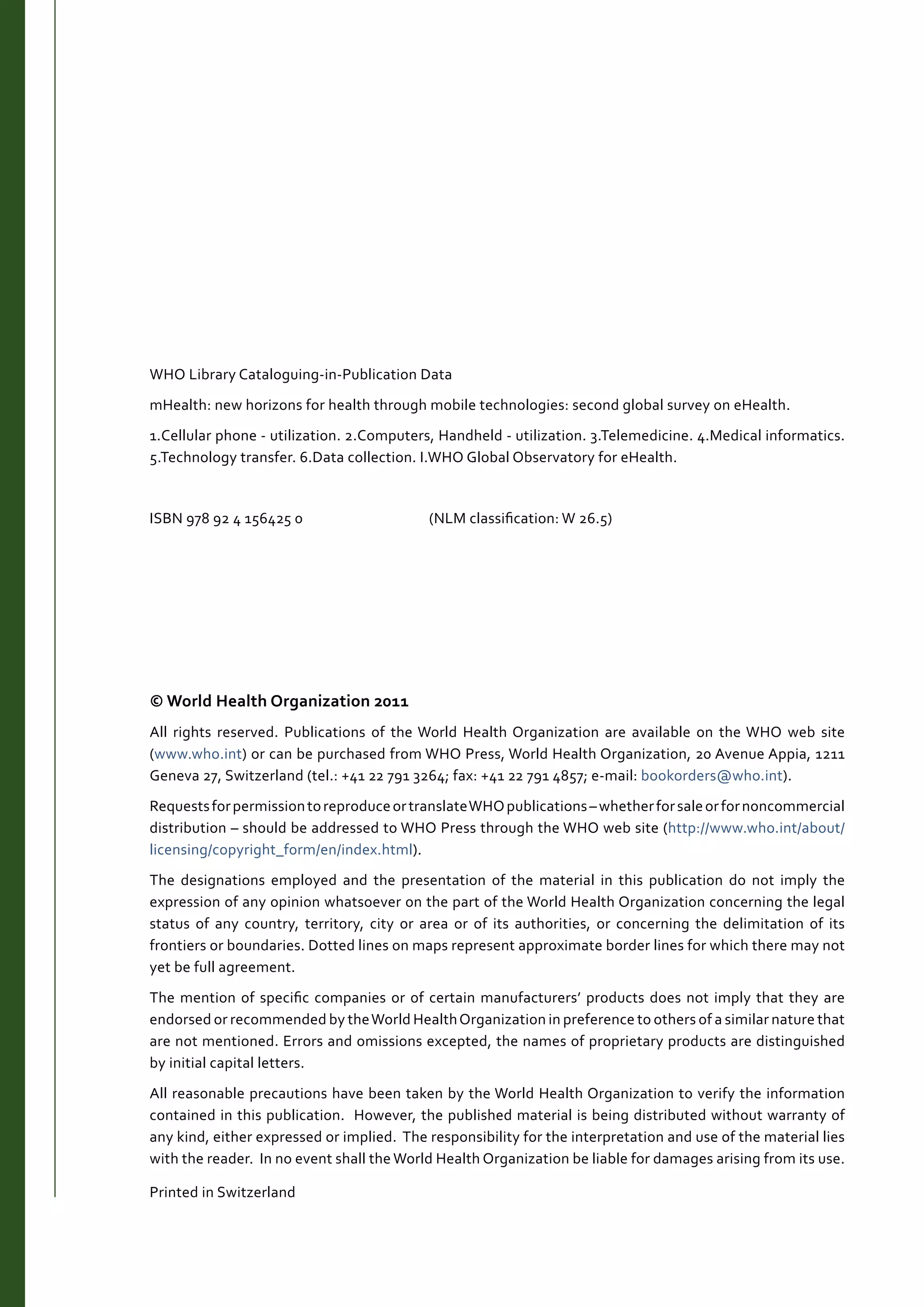 mHealth new horizons for health through mobile technologies | PDF