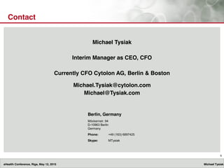 mHealth Summit EU 2015 | PPT