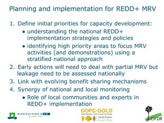 Step-wise progress for REDD+ monitoring | PPT