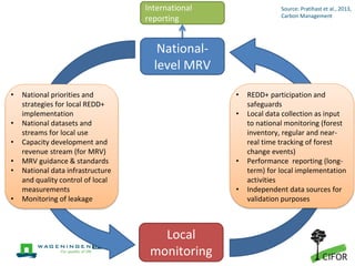 Step-wise progress for REDD+ monitoring | PPT